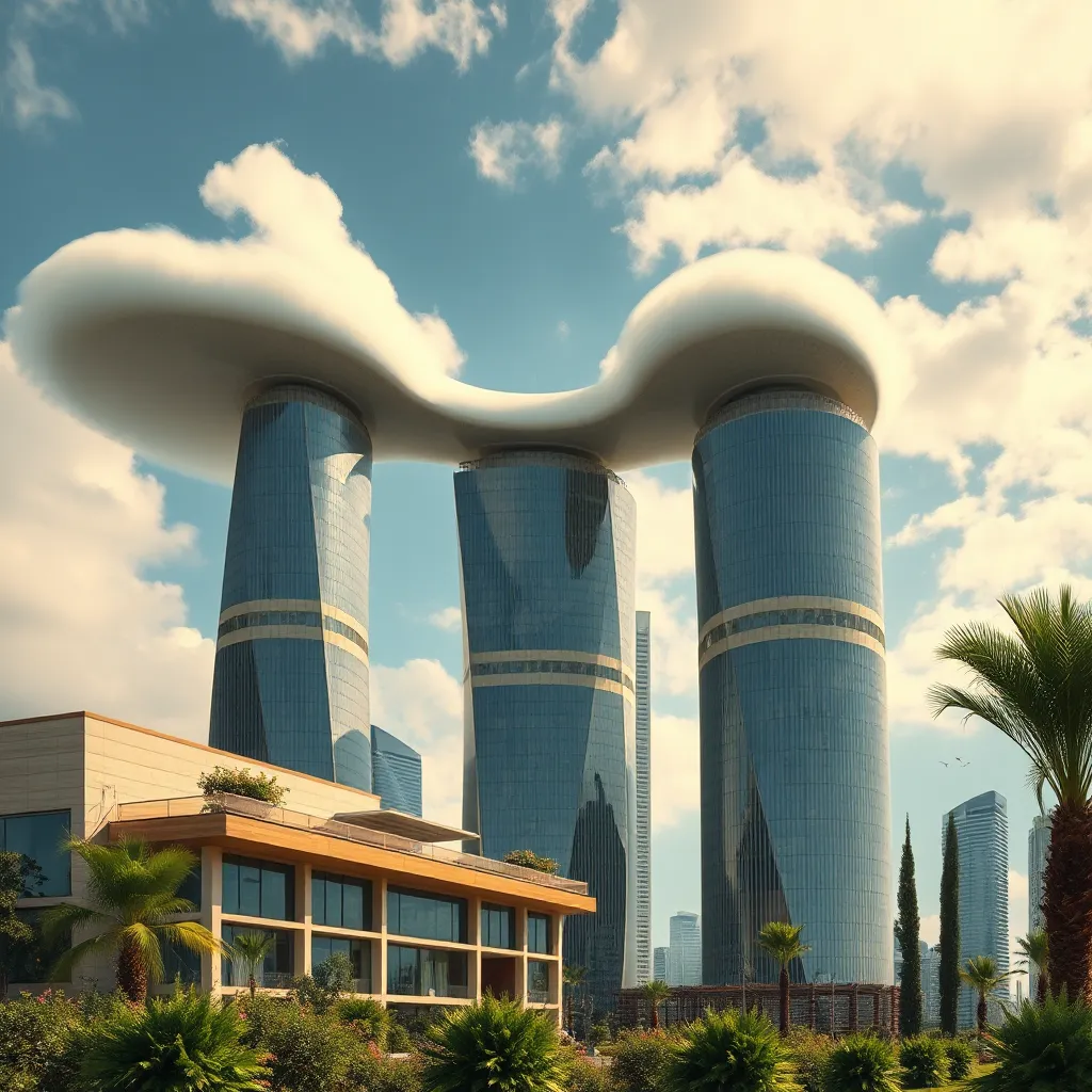 Exploring Cloud Towers in Architecture and Urban Design