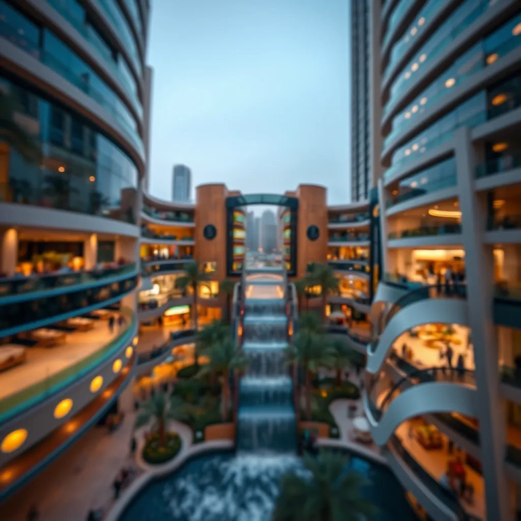 Exploring the Dubai Waterfall Mall: A Unique Experience