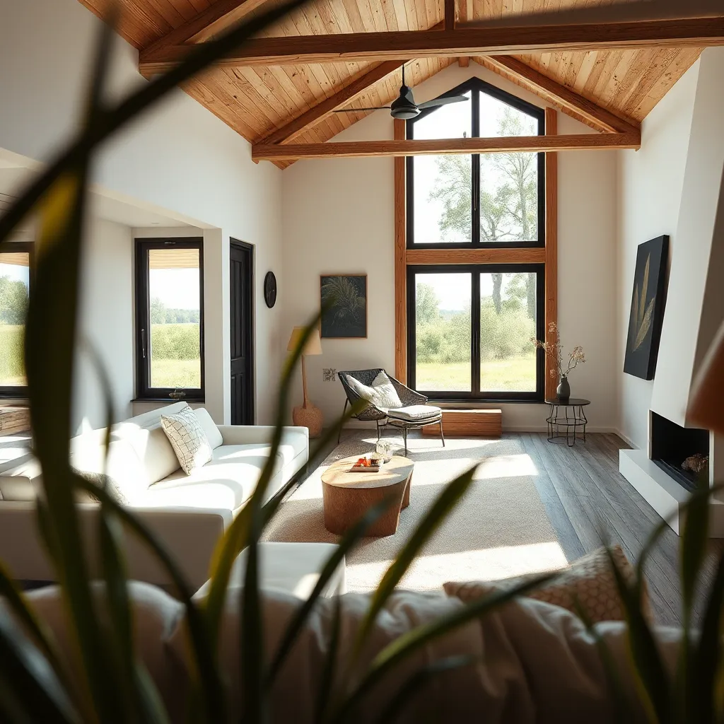 Innovative Interior Design in Modern Agricultural Homes