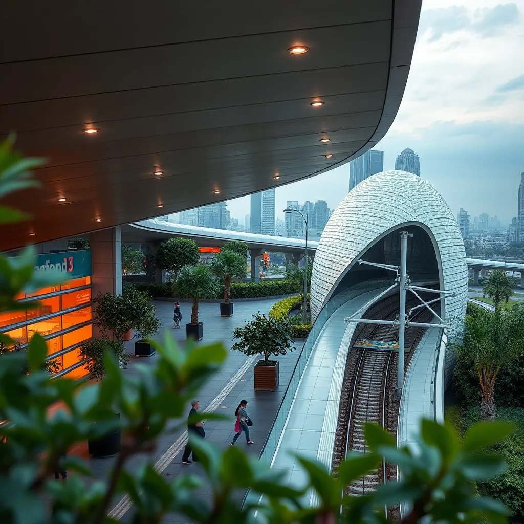 The Garden Metro Station: Connectivity and Community Hub